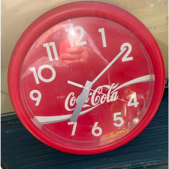 Coke | Wall Decor | Coke A Cola Clock | Poshmark
